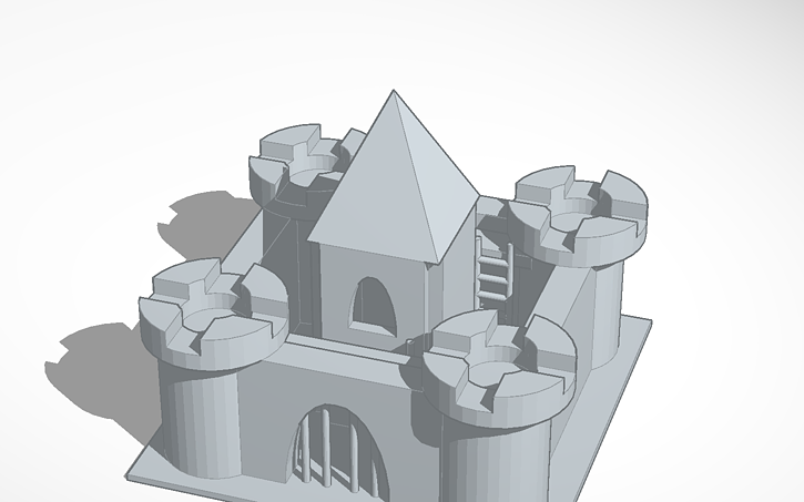 3D design Castle - Tinkercad