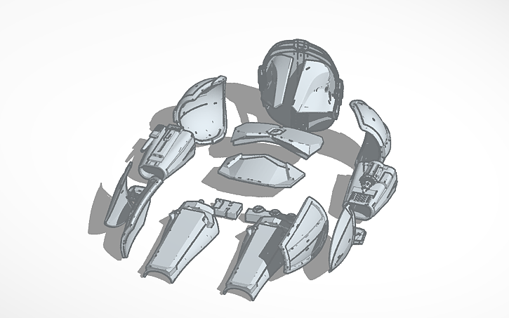 3D design Mandalorian Armor - Tinkercad