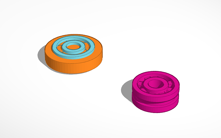 3D design Lego Wheel 15 X 6 with pin hole - Tinkercad