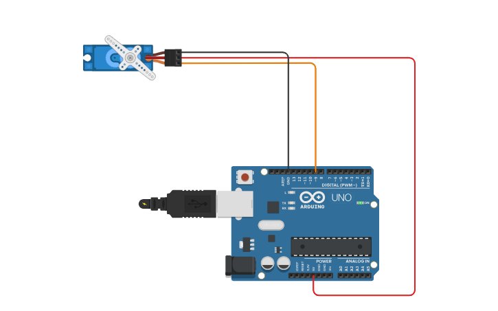 Circuit Design Práctica 6 Arduino Tinkercad