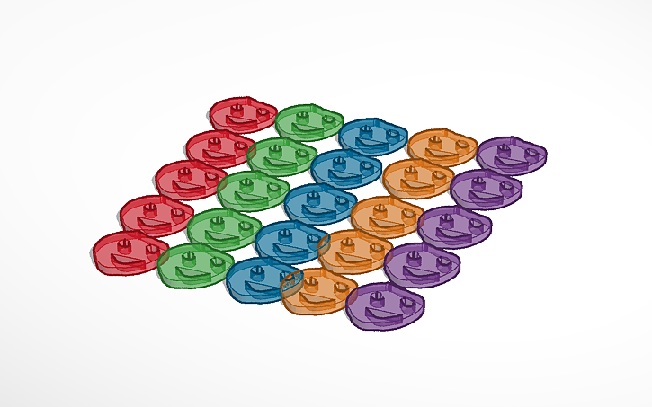 3D design Smile gummys - Tinkercad