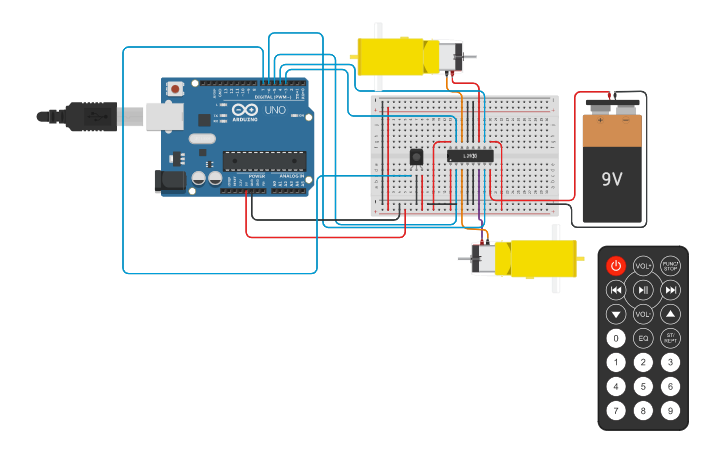 Circuit design proyecto final - Tinkercad
