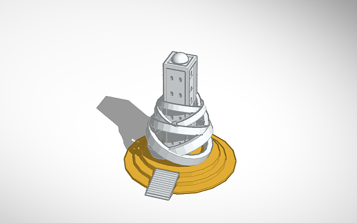 3D design Dome tower | Tinkercad