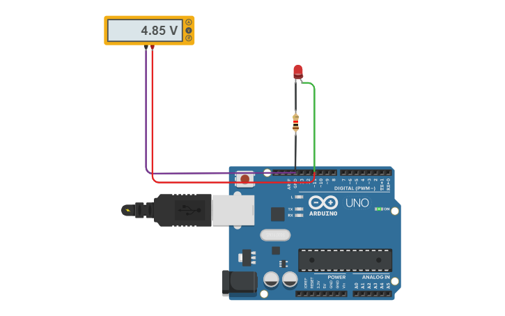 Circuit design Tarefa-1 | Tinkercad