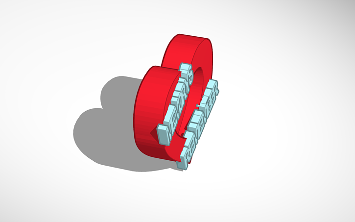 3D design A memory stand - Tinkercad