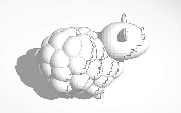 3D design sheep - Tinkercad