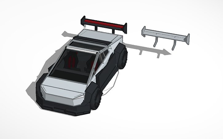 3D design Tesla CyberTruck RKR XTA V.2 - Tinkercad