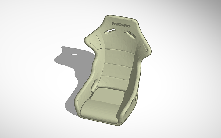 3D design Racing seat for Austin mini - Tinkercad