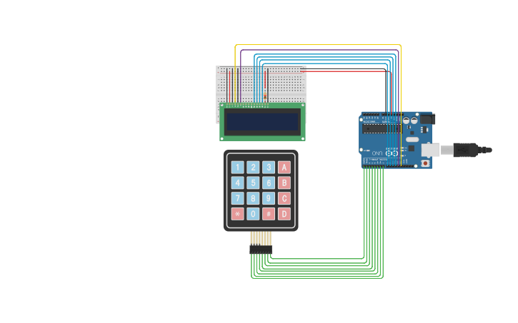 Circuit Design Digital Calculator Tinkercad