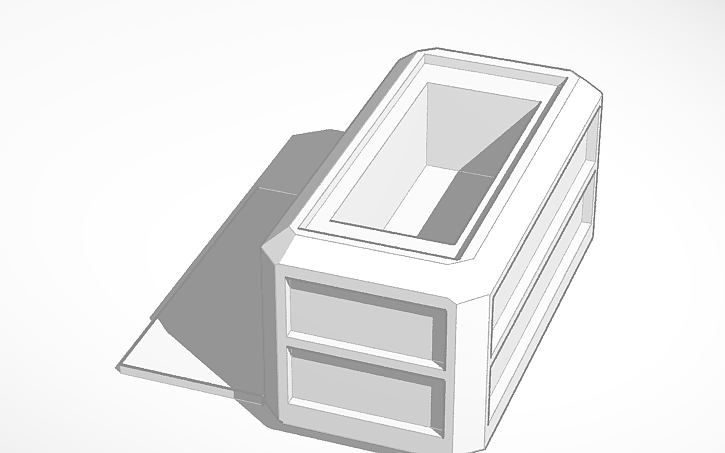 3D design War robots chest - Tinkercad