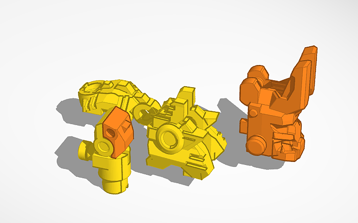 3D design Volcanicus Headmaster - Tinkercad