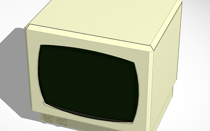3D design Vintage computer screen (Karlson) - Tinkercad