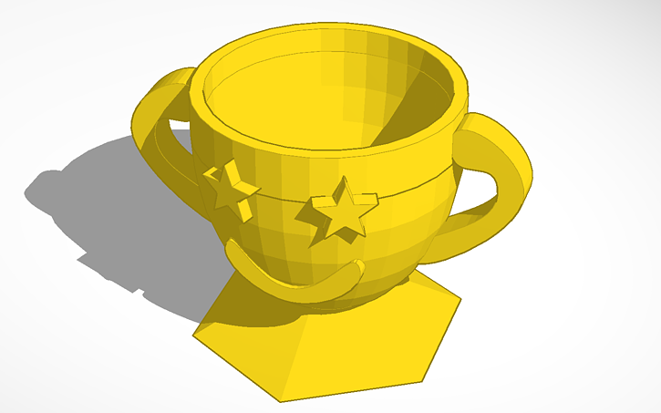 3D design Trophy - Tinkercad