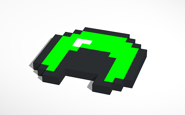 3D design Emerald helmet - Tinkercad