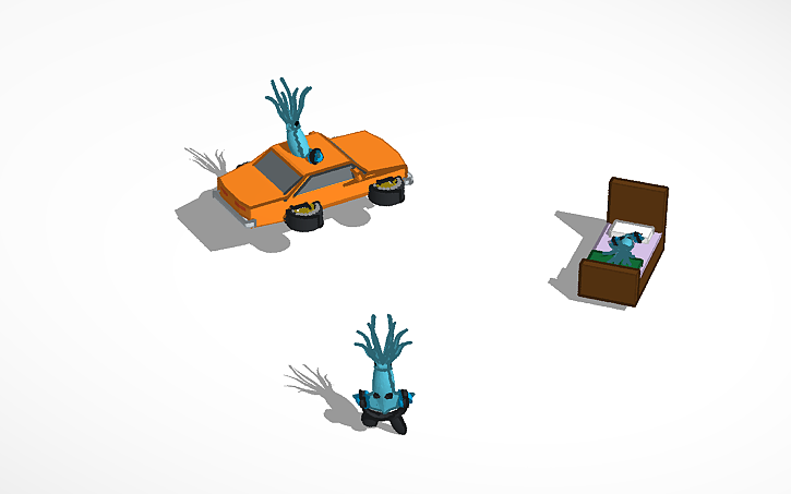 3d Design ПРОЕКТ ИНОПЛАНЕТЯНИН Tinkercad