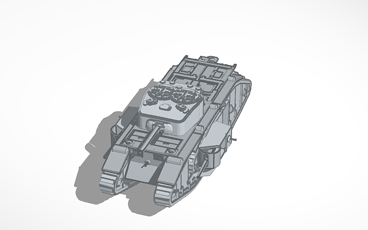3D design Hatay Heavy Tank - Tinkercad