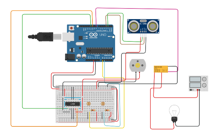 Circuit design Practica 3 - Tinkercad