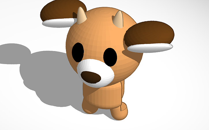 3D design Deer - Tinkercad