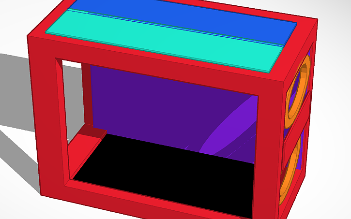 3D design PC case | Tinkercad