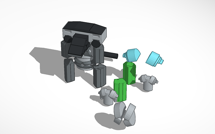 3D design Giant Mech - Tinkercad