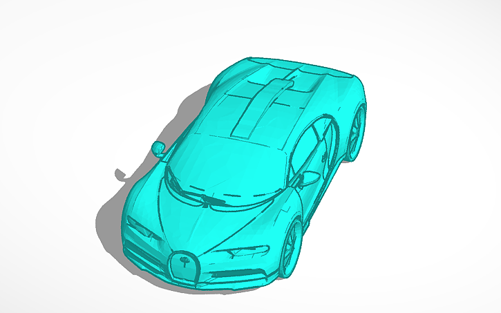 3D design Bugatti - Tinkercad