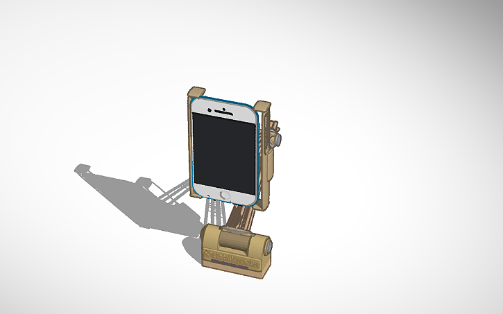 3D design Phone Stand - Tinkercad