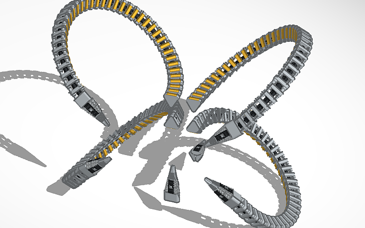 3D design 2004 Doc Ock Arms - Tinkercad