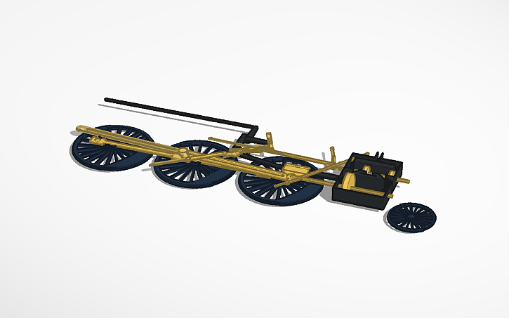 3D design Steam Engine Mechanism (Walschaerts Valve Gear) - Tinkercad