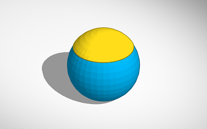 3D design curved object on curved surface - Tinkercad