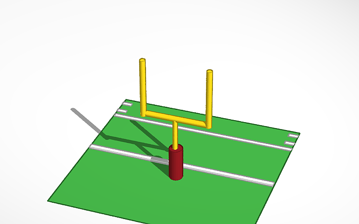 3D design Field Goal - Tinkercad