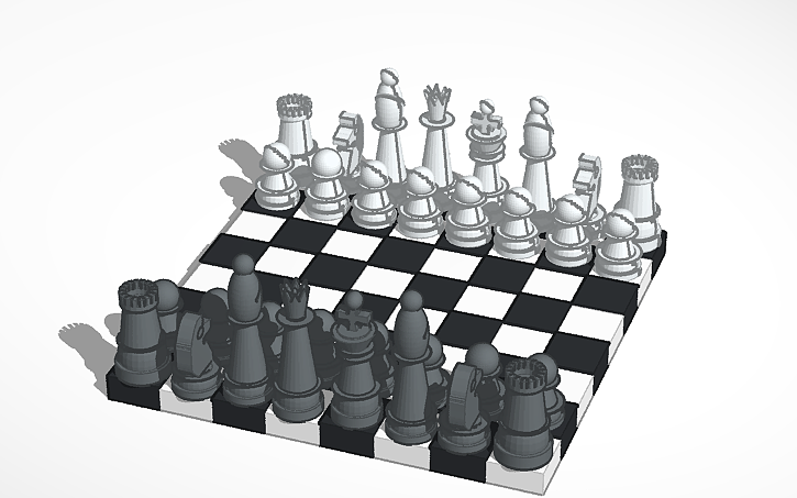 3D design chess | Tinkercad