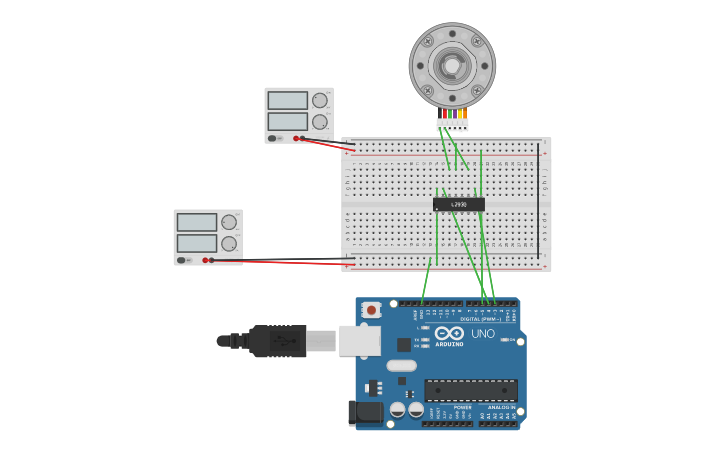 Circuit design Motor Control Circuit | Tinkercad