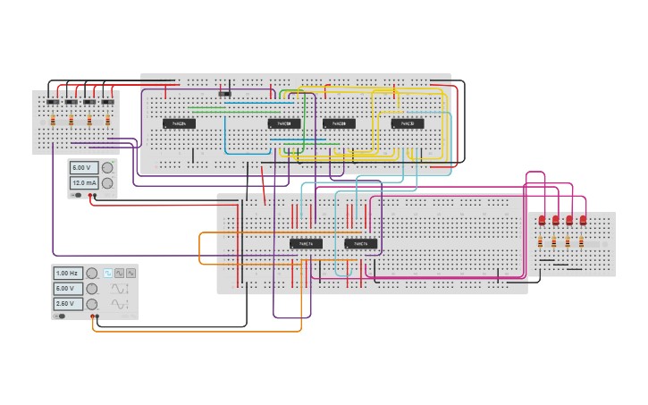 Circuit design LAB 5_3 - Tinkercad