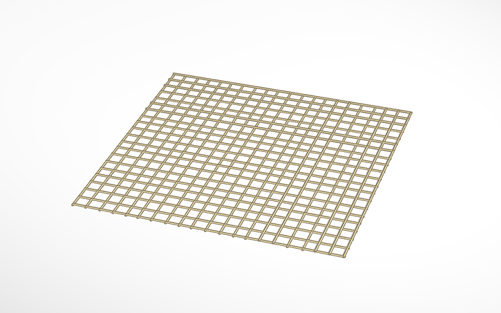 3D design Fishing Net - Tinkercad