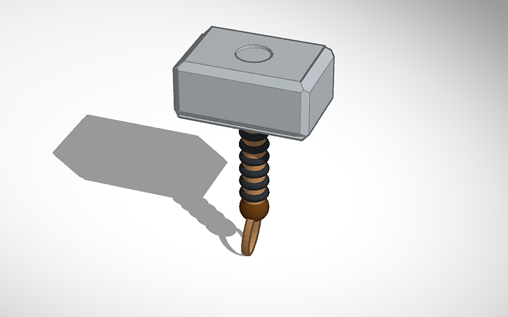3D design Mjolnir | Tinkercad
