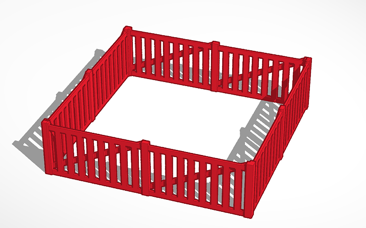 3D design BenHepner_Fence - Tinkercad