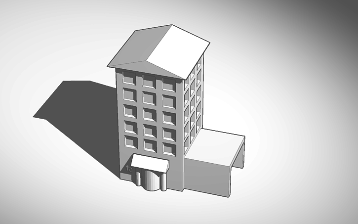 3D design Practise Building - Tinkercad