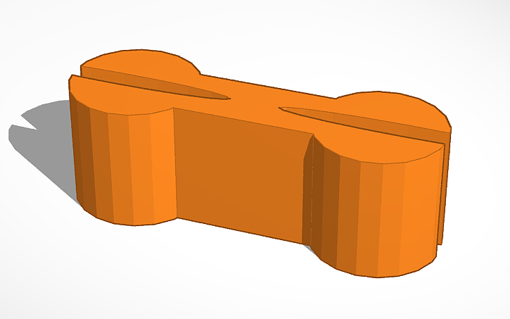 3D design Wooden Train Flex Dog Bone | Tinkercad