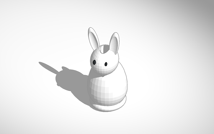 3D design Bunny! | Tinkercad