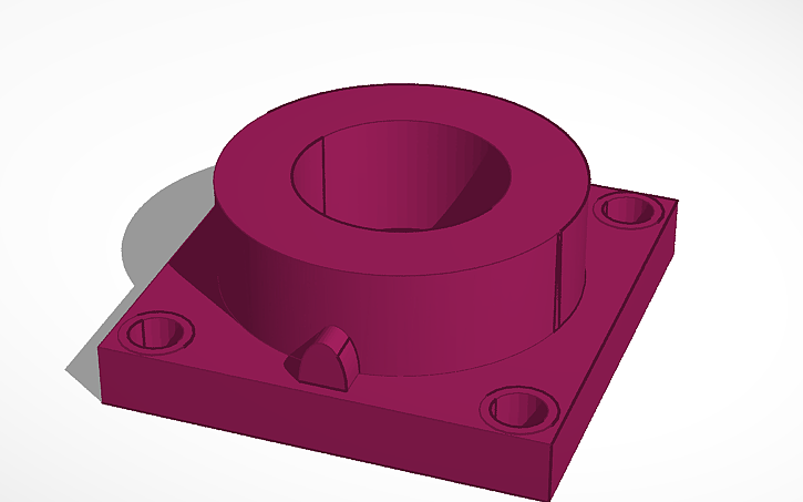 3d Design Linear Actuator Top Cap Tinkercad