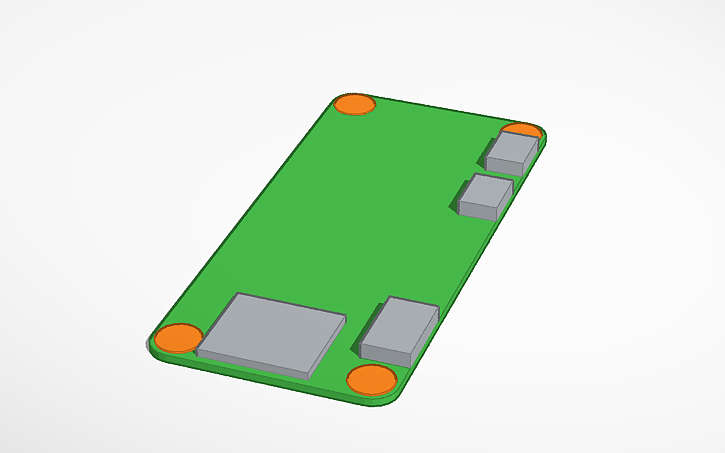 3D design Pi Zero 2 W - Tinkercad