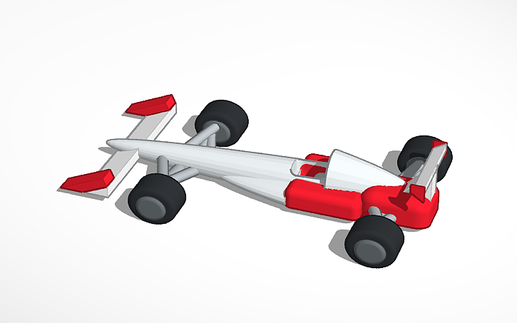 3D design F1 (RACING CAR) | Tinkercad