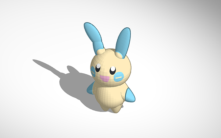 3D design Minun - Tinkercad