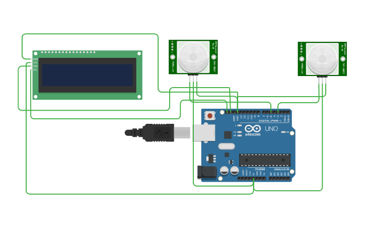 Circuit design Exp.6(c) - Tinkercad