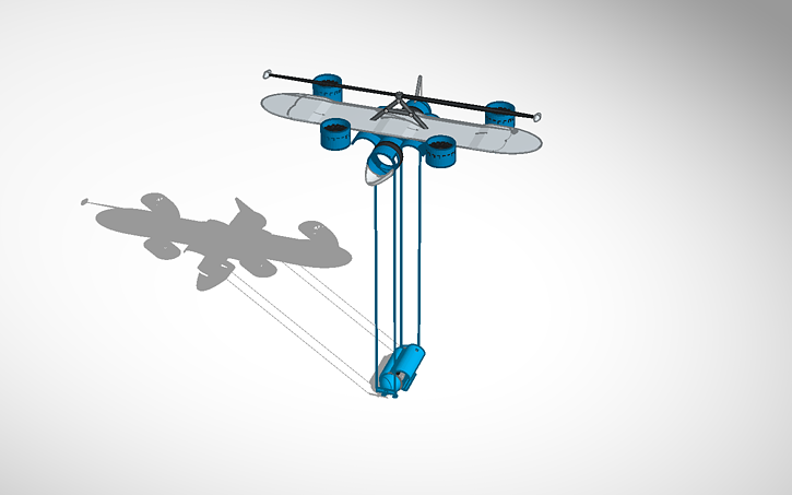 3D design Jump Technology - HyperWing With Capsule | Tinkercad