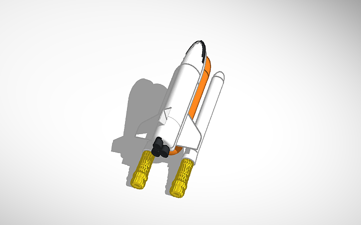 3D design spaceship - Tinkercad