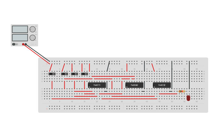 Circuit design Problem statement lab3 | Tinkercad