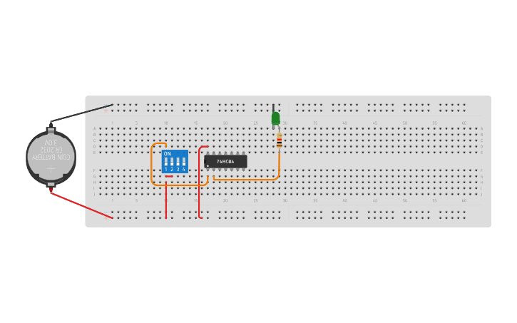 Circuit design Karla Elizabeth Cardenas Carrera (1 COMPUERTA DEL 7404 ...