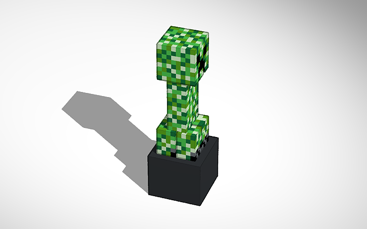 3D design Minecraft Creeper - Tinkercad