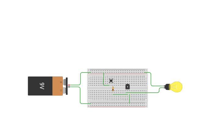 Circuit design TRANSISTOR NPN - Tinkercad